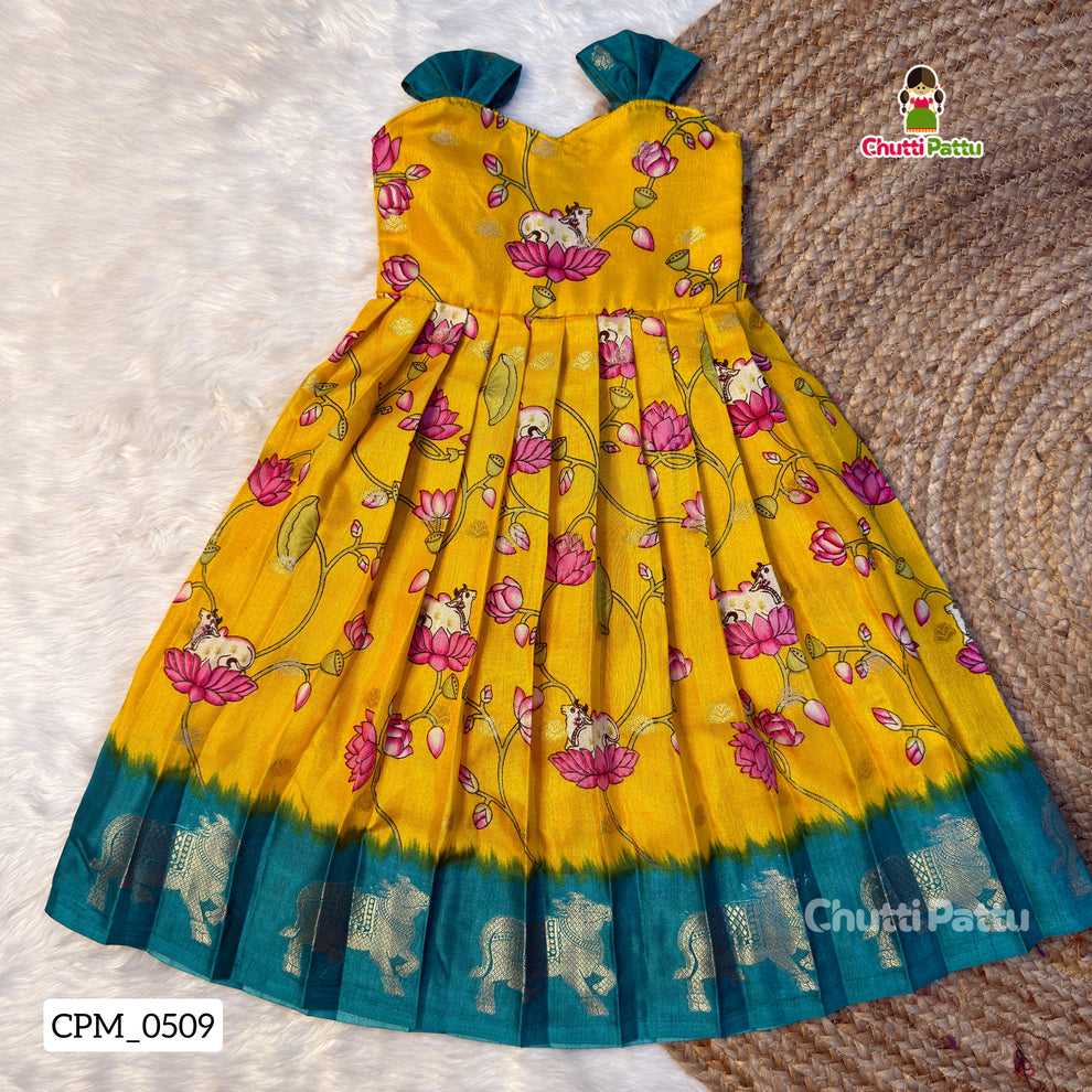 🌸 Cotton Yet Traditional Tie-Up Frocks 🌸 – ChuttiPattu