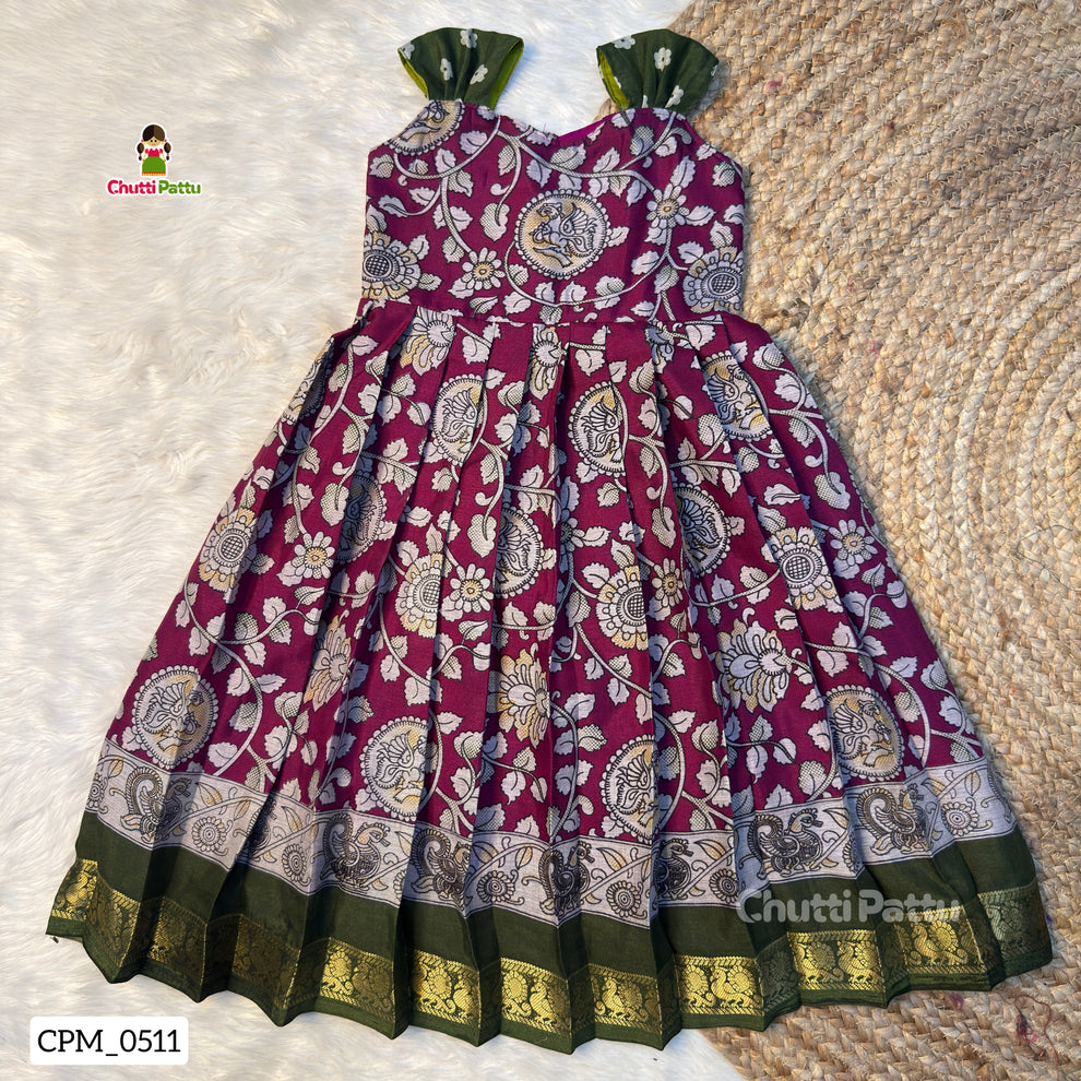 🌸 Cotton Yet Traditional Tie-Up Frocks 🌸 – ChuttiPattu